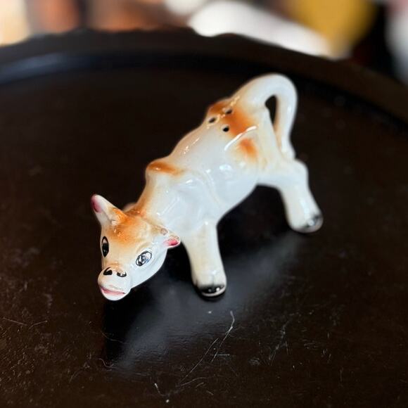 Unbranded | Dining | Vintage Ceramic Calf Figurine Japan B56 Cow Salt ...